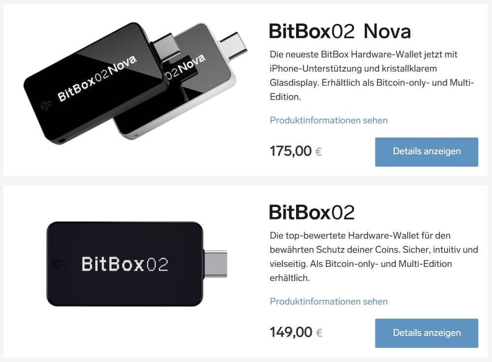 Lohnt sich die BitBox02 Nova?